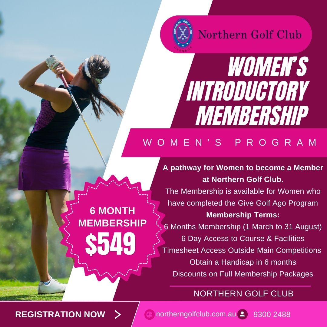 Women Membership - Northern Golf Club